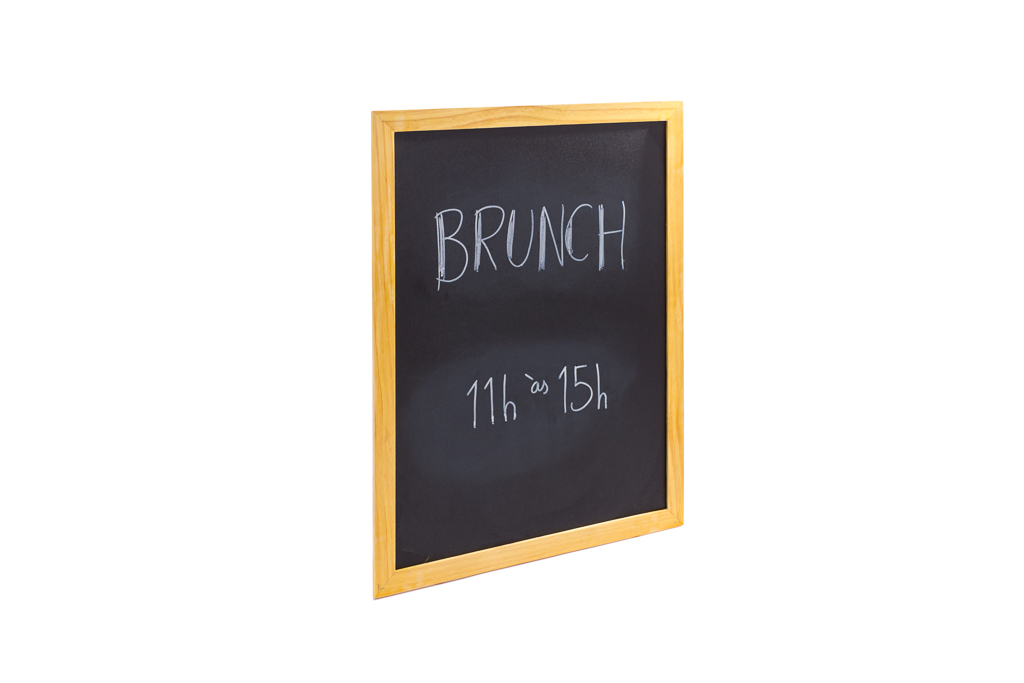 PLACARD MENU PAREDE NATURAL 45x60CM